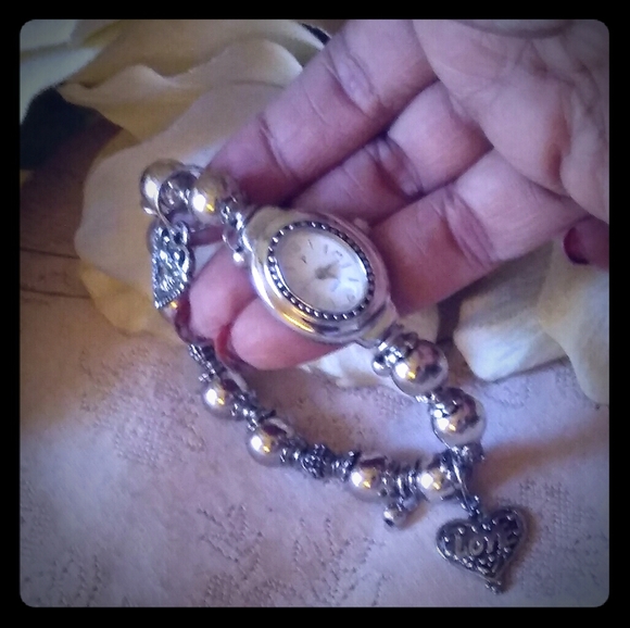Accessories | Vintage Oval Watch Beads Stretch Bracelet | Poshmark